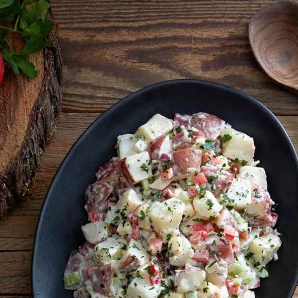 Warm Winter Potato Salad with an Apple Twist - Canadian Food Focus